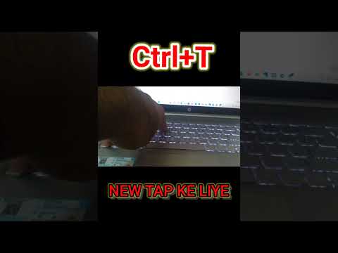 what is the shortcut key to open new tab in google chrome? #shorts #computershortcutkeys #short