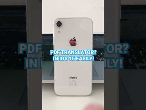 Translations inside pdf document📲😎 #shorts #trick #ios15 #iphone #ios14 #hack