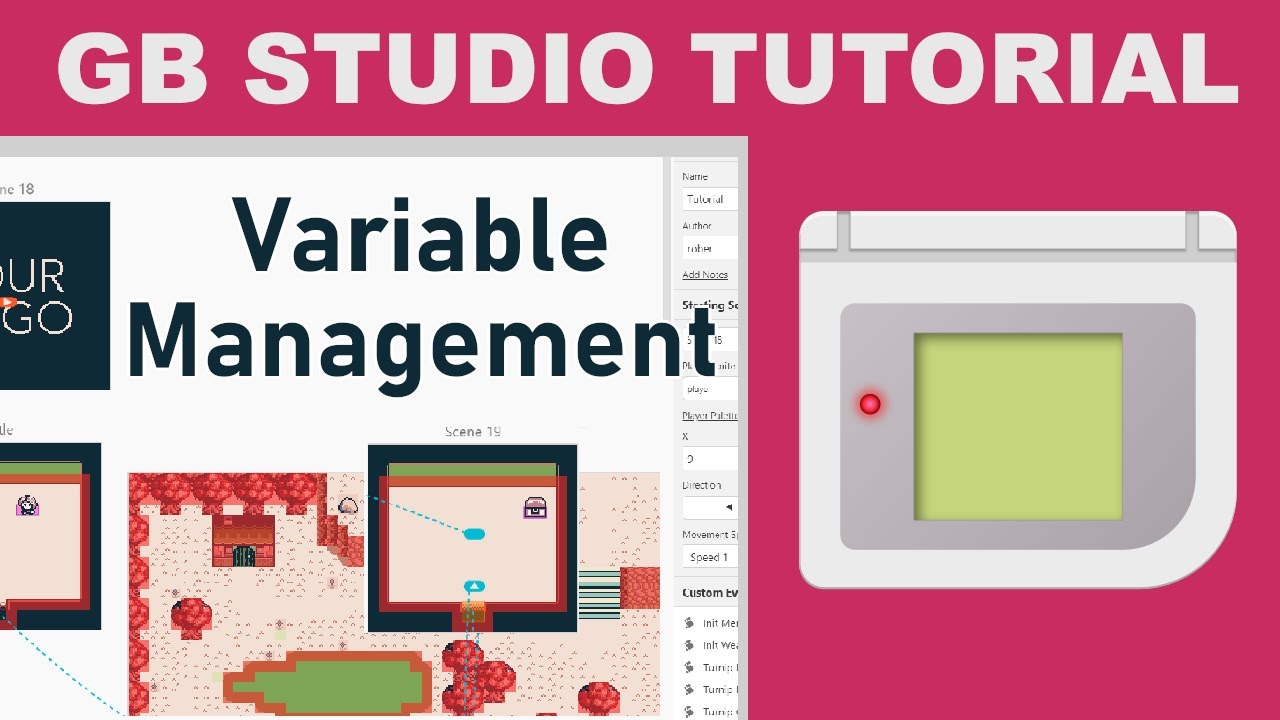 GB Studio - Turn Based Battle System Variable Management