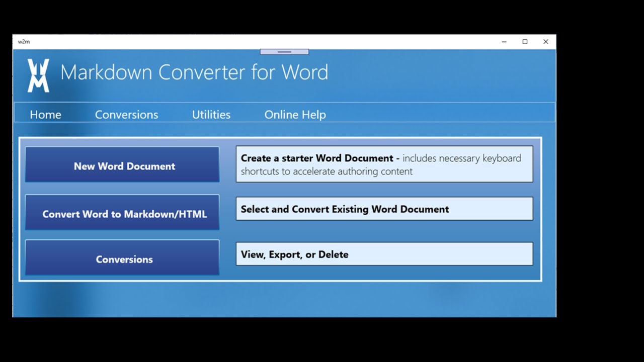 Convert Word to Markdown