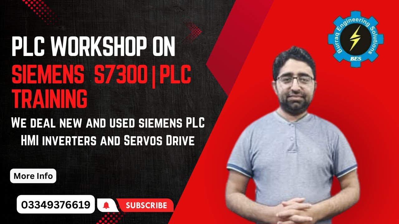 PLC WORKSHOP ON SIEMENS S7300 | PLC Training - Burraq Engineering Solutions