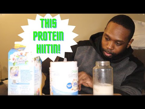 This PROTEIN HITTIN!| Orgain Simple Vanilla| Glory to God