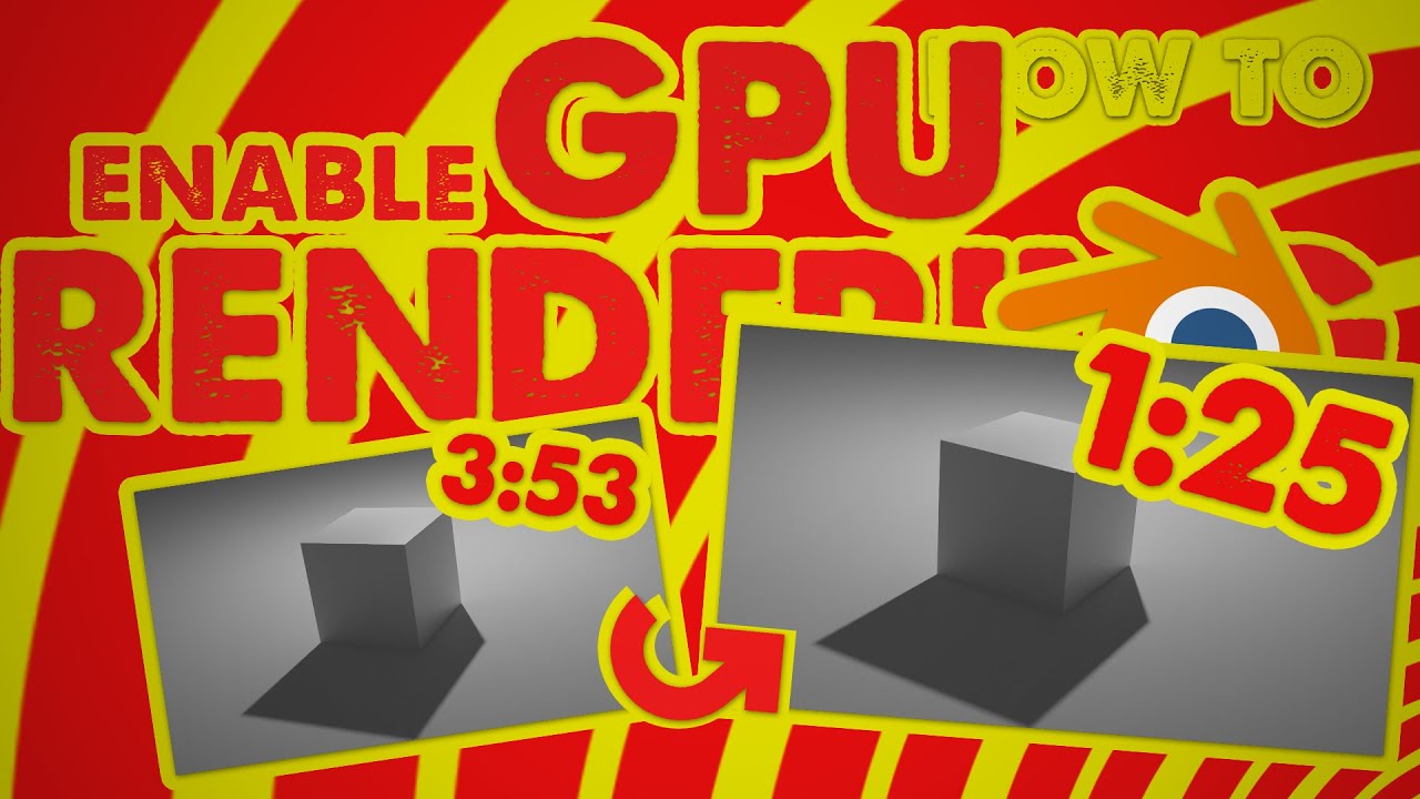 How to enable GPU rendering (Blender tutorial)