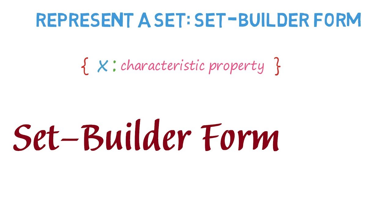 Understanding Set-Builder Form: A Comprehensive Guide with Examples | Galaxy.ai