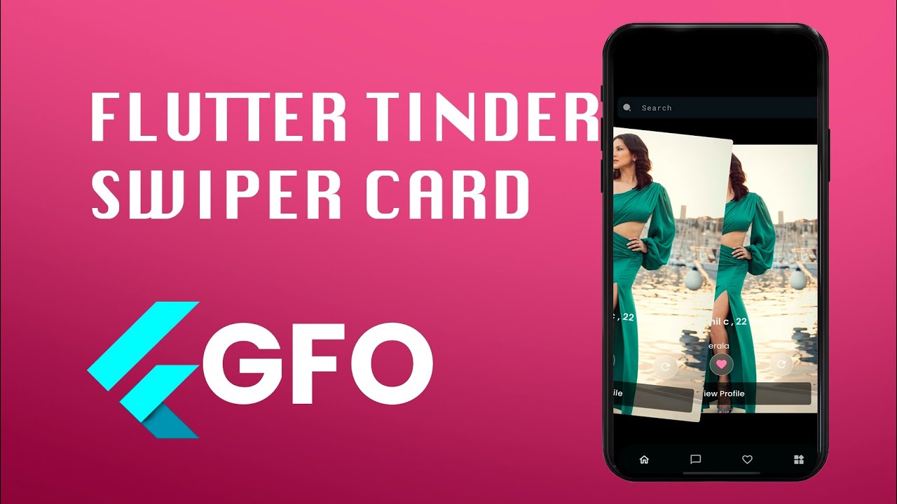 Create a Stunning Swiper Card UI in Your Flutter Application - Step-by-Step Guide - Tinder app ui