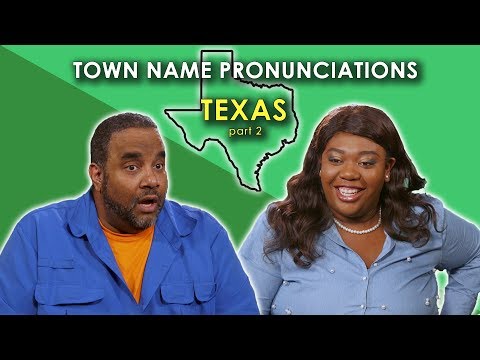 We Tried (again) to Pronounce these Texas Towns