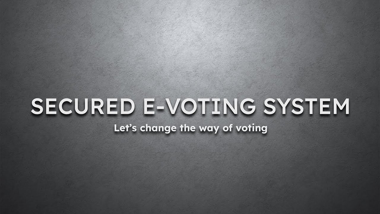 Working of the Secured E-Voting System | Made in Java 👨‍💻
