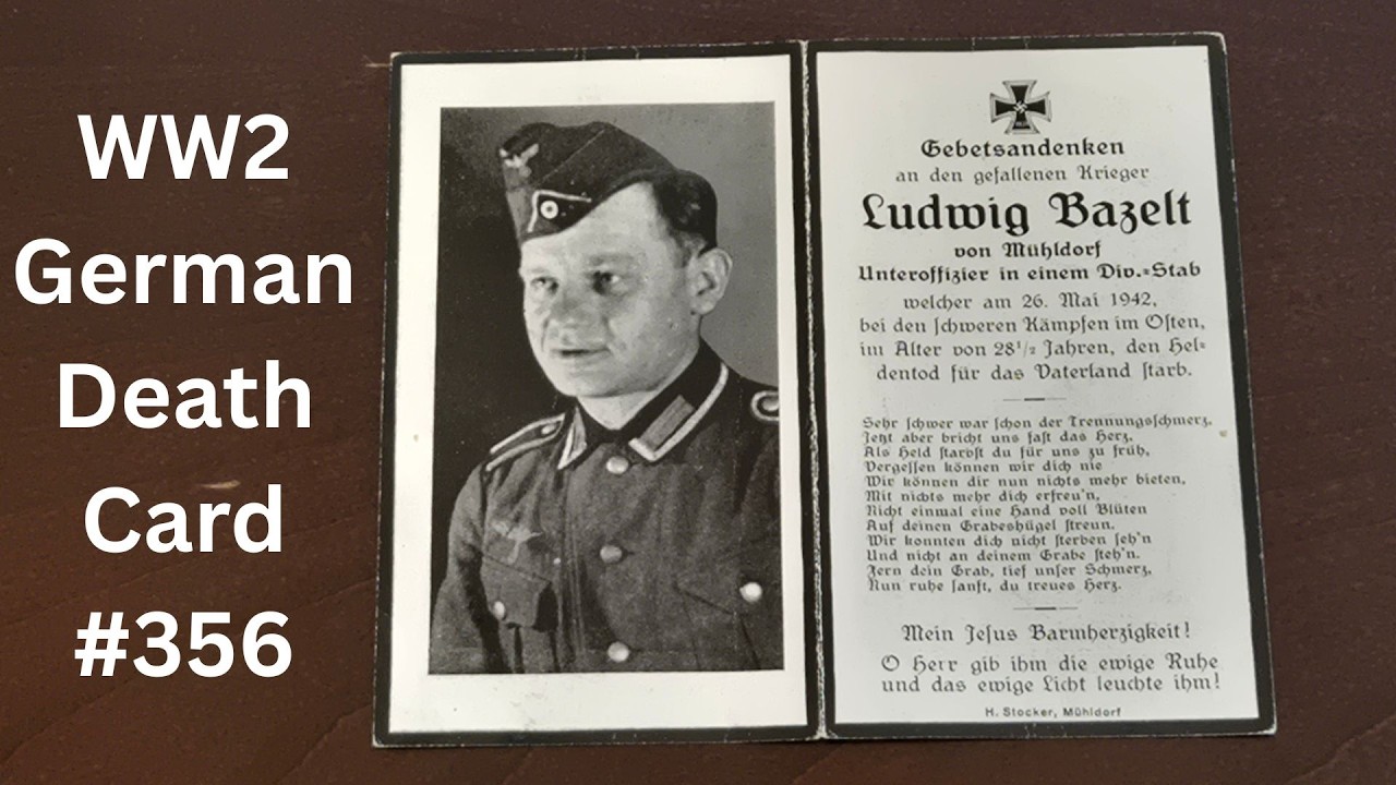 WW2 German Death Card #356