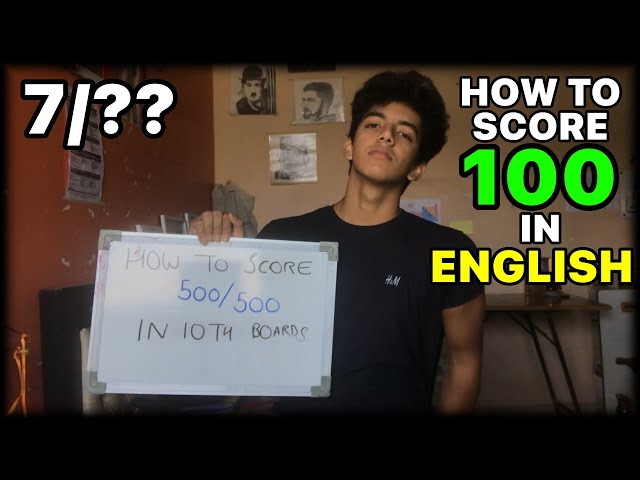 Mastering English: A Comprehensive Guide to Scoring 100 in 10th Board ...