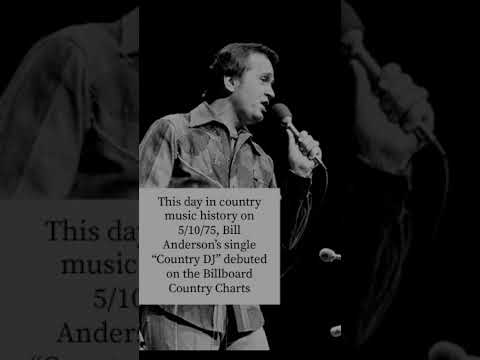 This day in country music history on 5/10/75 Bill Anderson hit the charts #countrymusic #70smusic