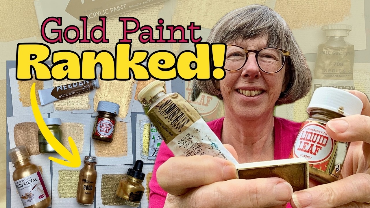 Gold paint ranked - compared to gold leaf