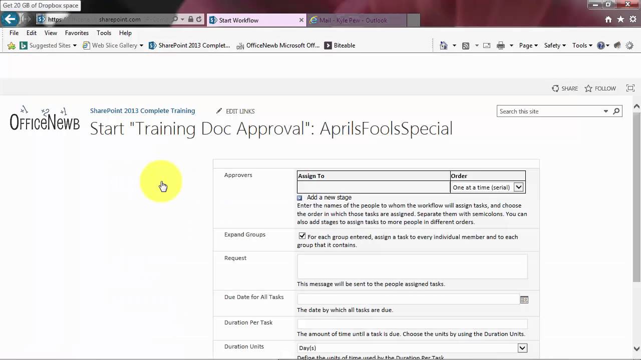 41 - SharePoint 2013 Manually Running a Workflow