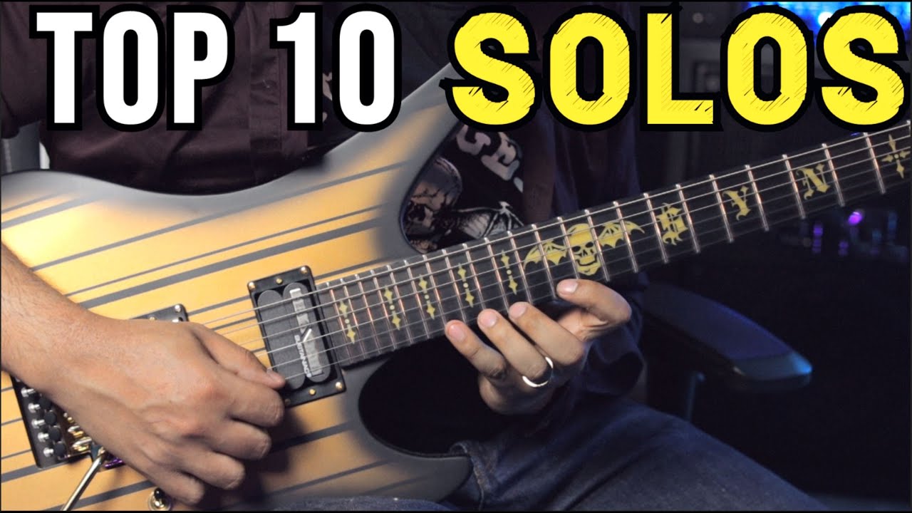 TOP 10 AVENGED SEVENFOLD SOLOS (with tabs!)