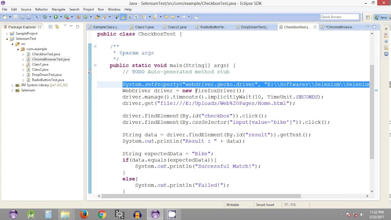 Selenium Tutorial #29 - Selenium WebDriver - Opening Chrome Browser