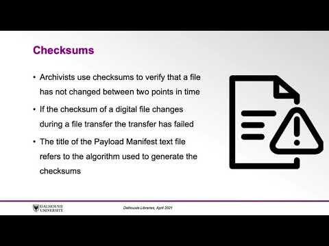 Introduction to the BagIt File Packaging Format