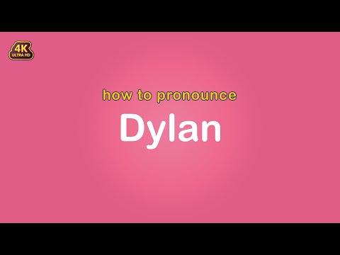 how to pronounce Dylan 【Name】