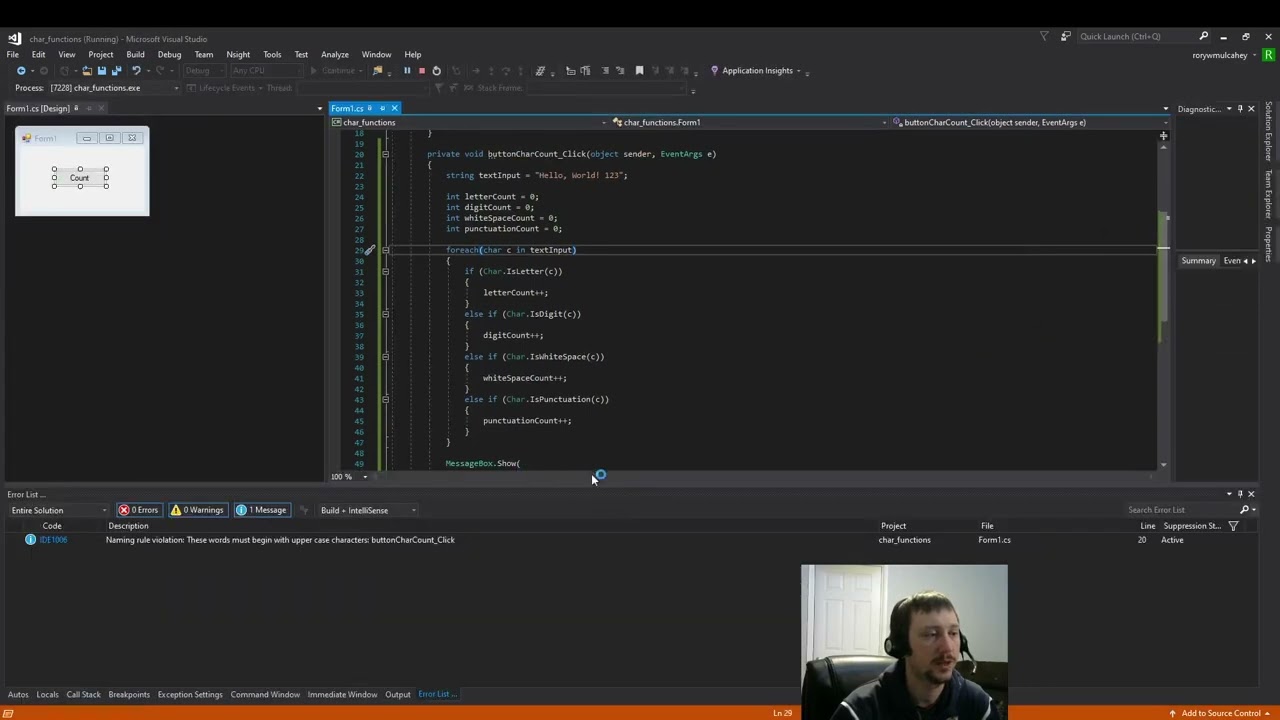 Common char functions