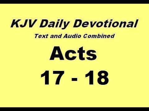 11-20 Acts 17-18 KJV Daily Devotional