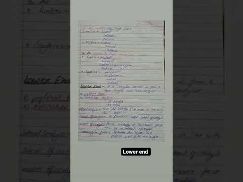 simple notes of femur bone @bdchaurasia #anatomy #notes #features @priyaneetaspirant 💙❤️✨