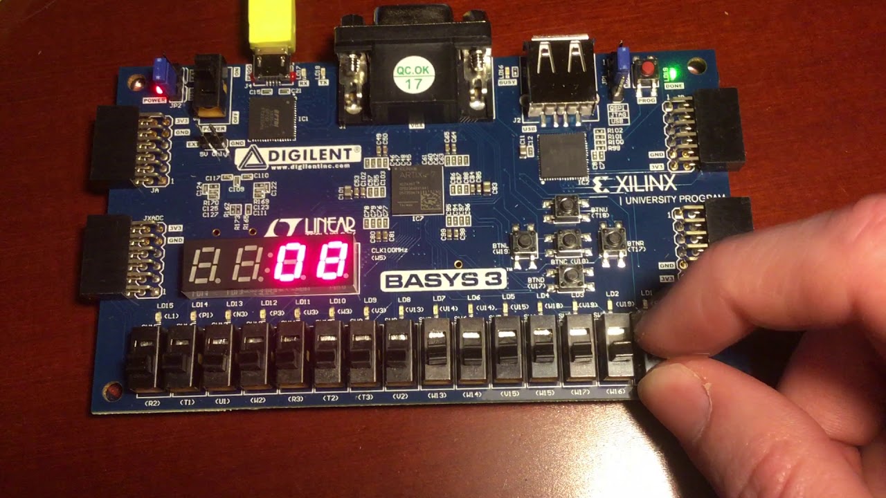 Hex Display FPGA Example