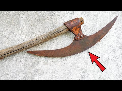 Restoration Rusty BARDICHE Axe