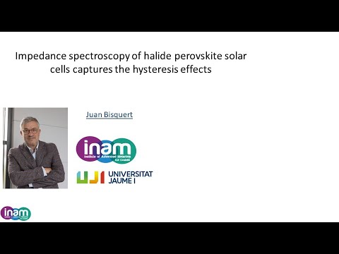 Impedance spectroscopy of halide perovskite solar cells captures the hysteresis effects