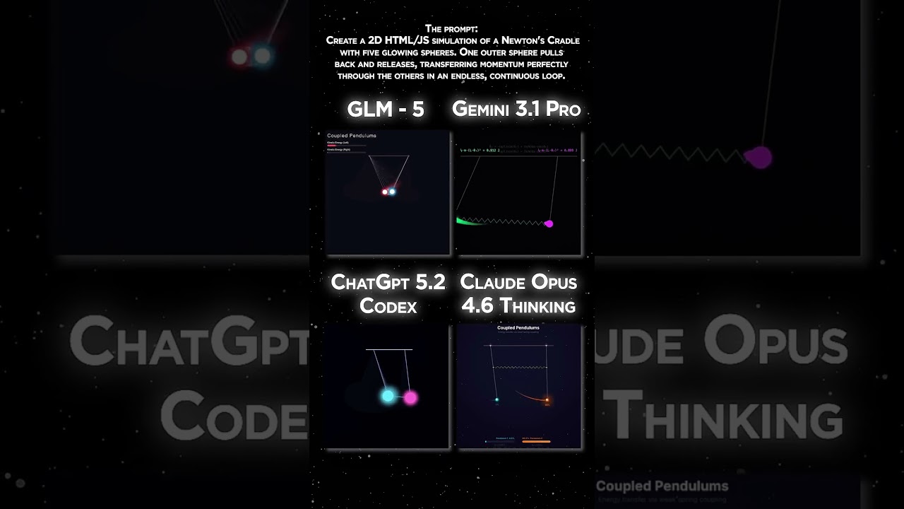 CLAUDE vs GPT vs Gemini vs GLM #coding #programming #python #javascript