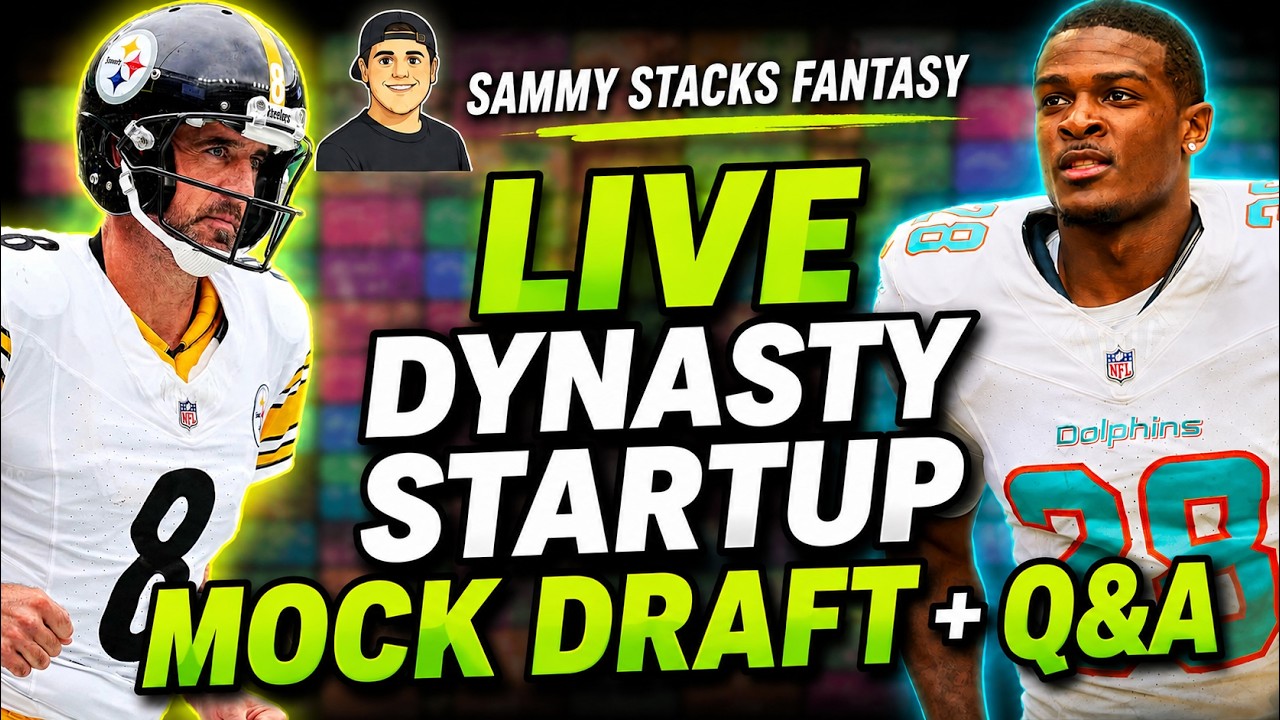 LIVE Dynasty Startup Mock Draft + Q&A! Aaron Rodgers signed!