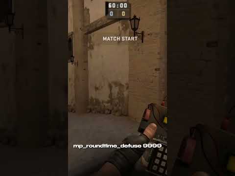 How to enable infinite time CSGO? | Как включить бесконечное время ксго? #shorts #csgo #ксго