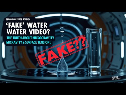 Tiangong Space Station 'Fake' Water Video? The Truth About Microgravity & Surface Tension!