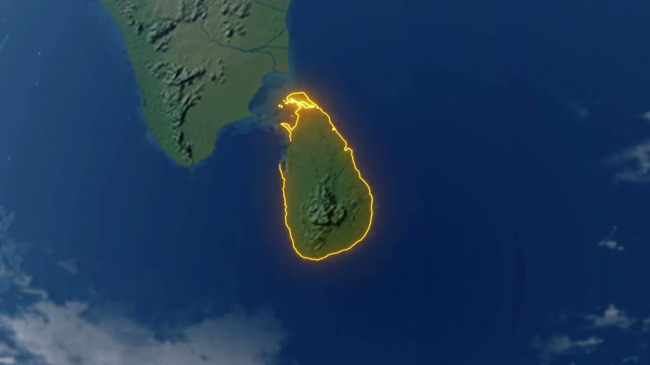 Sri Lanka google map