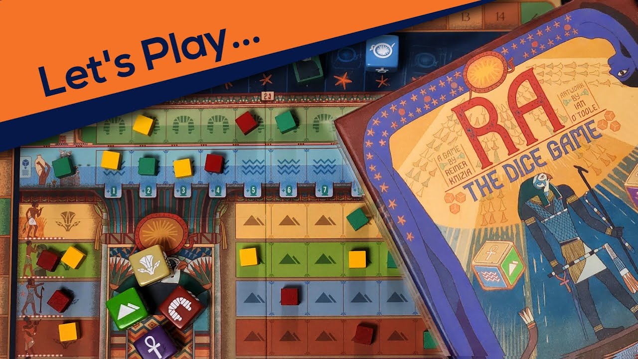 Let's Play RA the Dice Game from 25th Century Games