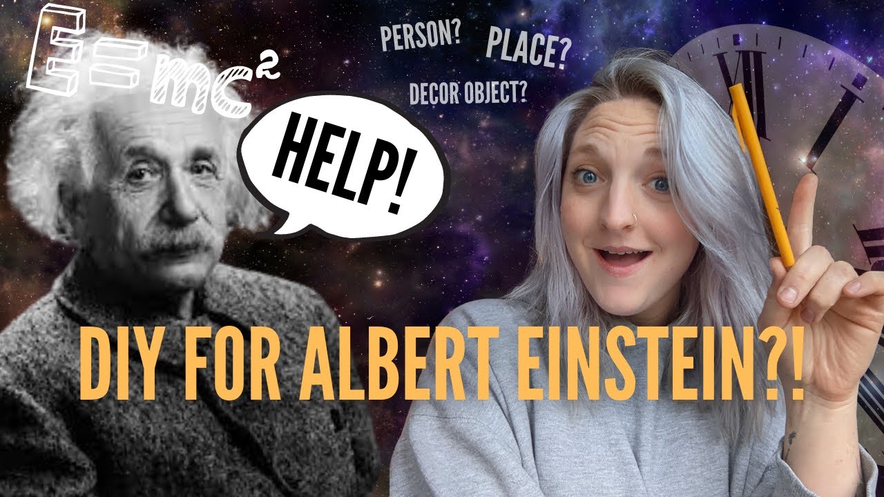 *Thrift Flip* diy epoxy side table for Albert Einstein | MAD LIB | DIY Danie