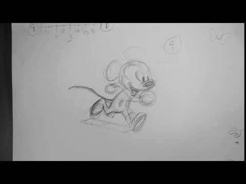 Perspective Run Cycle (Mickey) – 2D Animator