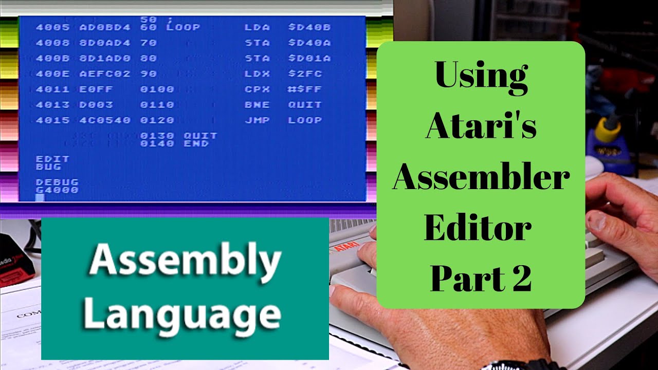 Using Atari's Assembler Editor Part 2