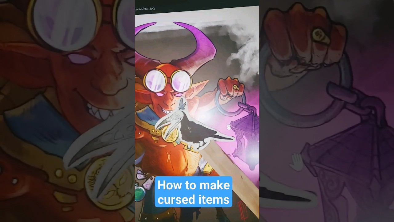how to make cursed items #dnd #pathfinder2e #cursed