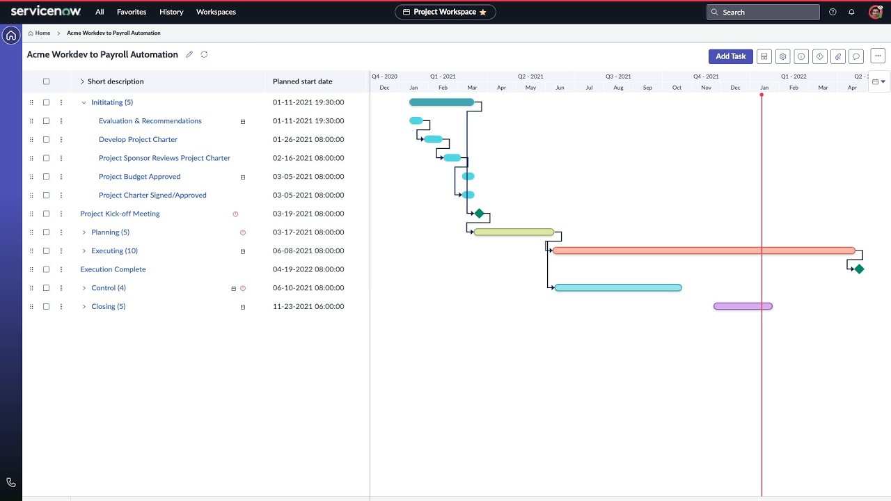 Introducing the New Project Workspace