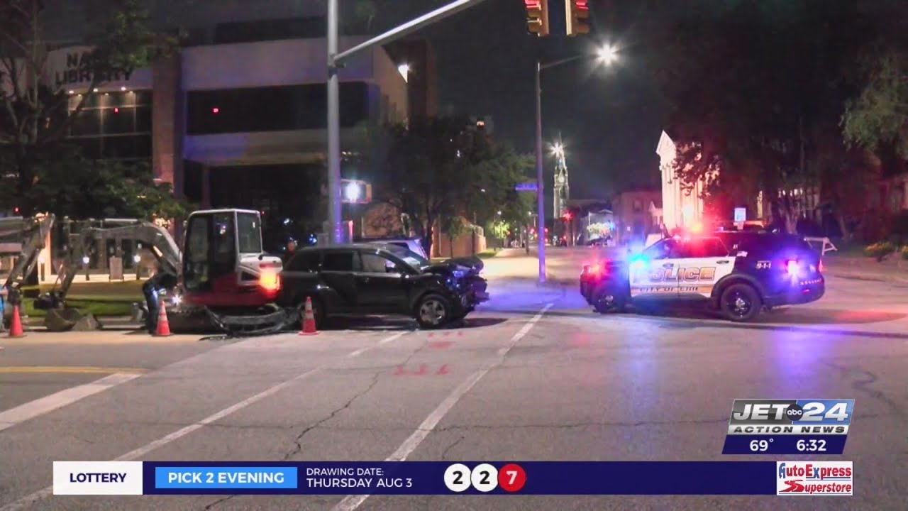 Overnight accident sends one person to the hospital