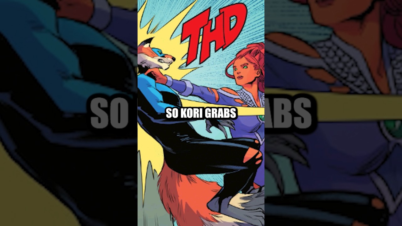 Starfire saves Nightwing from mind control! #shorts #dccomics