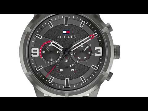Buy Online Tommy Hilfiger Grey Dial Quartz Analog with Date Watch for ...