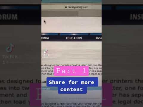 Part1: PDF Page Separator For Notaries