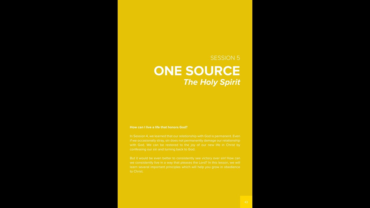 GLC 1 BOOK 1 Session 5 One Source