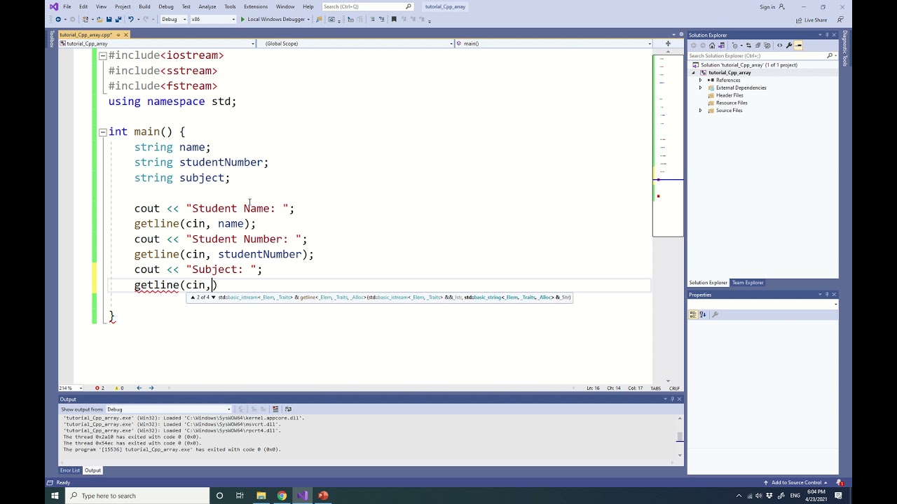 programming in C++ read and write strings
