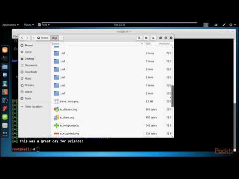 Learn Information Gathering with Kali Linux Using skipfish to Explore a Web Server App|packtpub ...