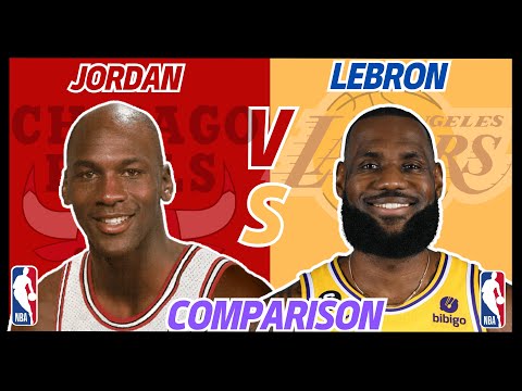 MICHAEL JORDAN VS LEBRON JAMES // NBA CAREER STATS COMPARISON
