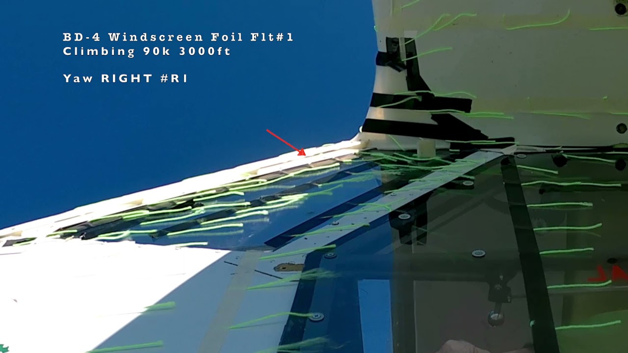 BD 4 Windscreen Foil Yaw