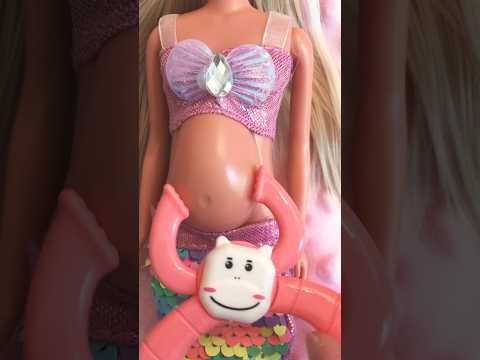 💕 Pregnant Barbie Mermaid Gives Birth 💜Cute Play Baby Doll #twins
