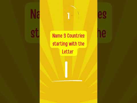 Name 3 Countries starting with Letter I? #shortsfeed #trending #shorts