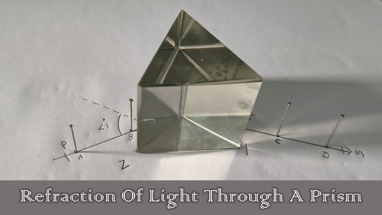 Refraction Of Light Through Glass Prism Experiment | Class 10 NCERT Science Practical Explained