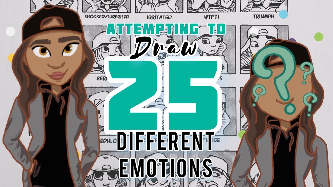 25 Essential Expressions Challenge 🎭 Character Drawing & Art Process!